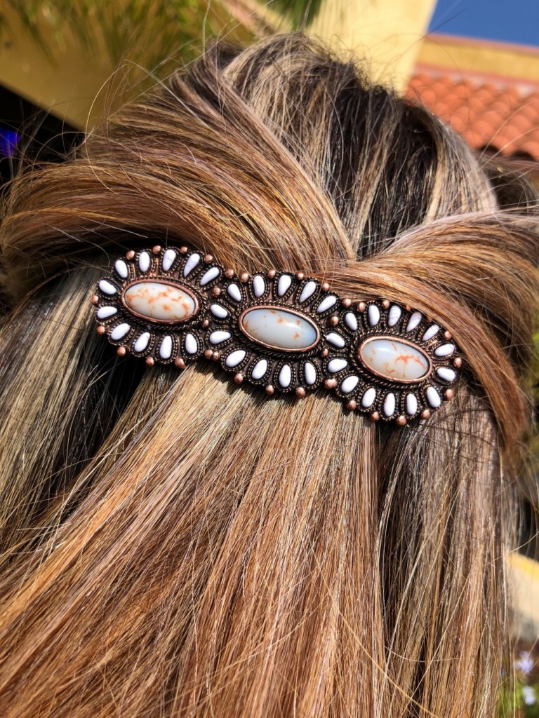 Western Style Hair Clip ( 02 / White ) – Ale Accessories